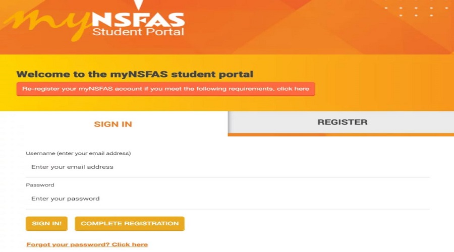 myNSFAS 2025/2026 - www.nsfas.org.za