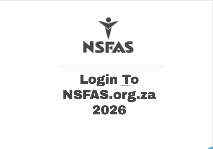 Login To NSFAS.org.za 2026 - www.nsfas.org.za