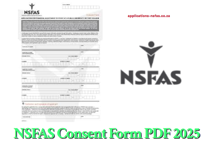 NSFAS Consent Form PDF 2025 - www.nsfas.org.za