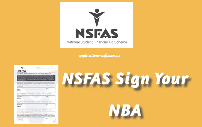 NSFAS Sign Your NBA - www.nsfas.org.za