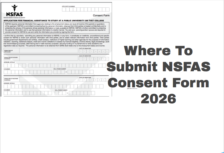 Where To Submit Nsfas Consent Form 2026 Za