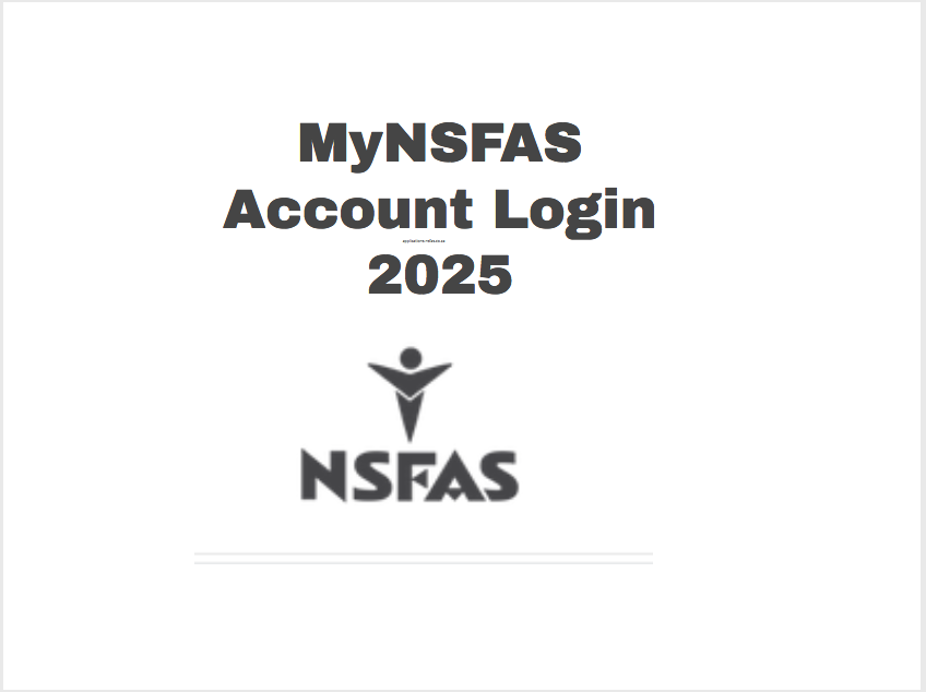 MyNSFAS Account Login 2025 - www.nsfas.org.za