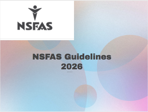 NSFAS Guidelines 2026 - www.nsfas.org.za