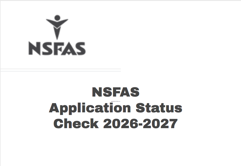 NSFAS Application Status Check 2026-2027 - www.nsfas.org.za